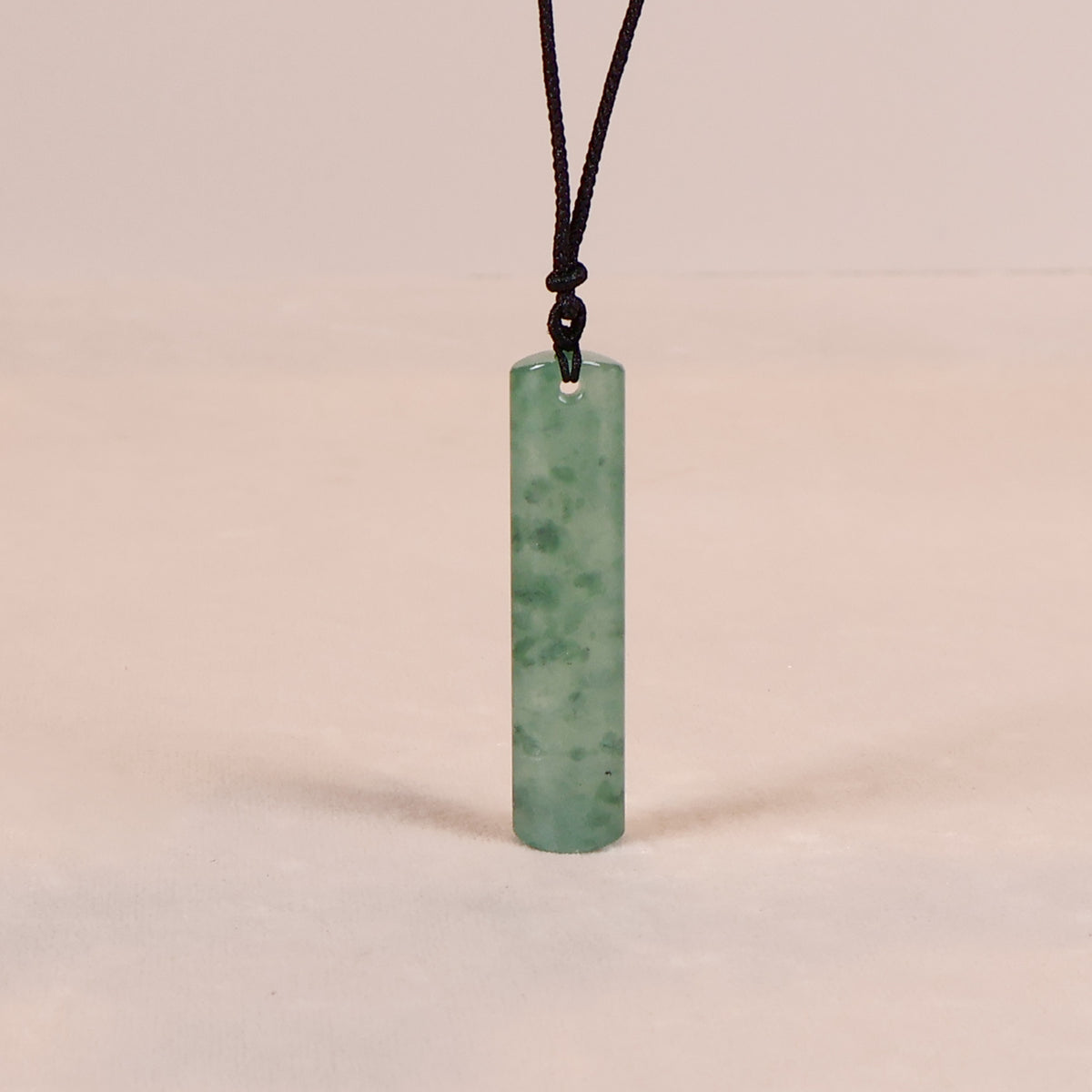 Green Jade Rectangular Rod Pendant Necklace for Men and Women – Gransky ...